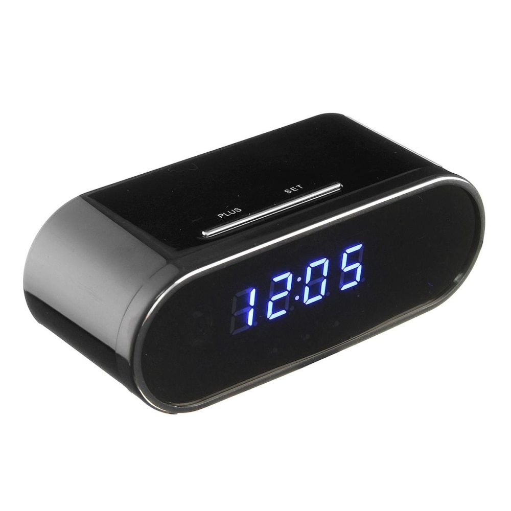Ceas Masa cu Camera Ascunsa Full HD T17, WiFi, P2P IP, H.264, Infrarosu ...