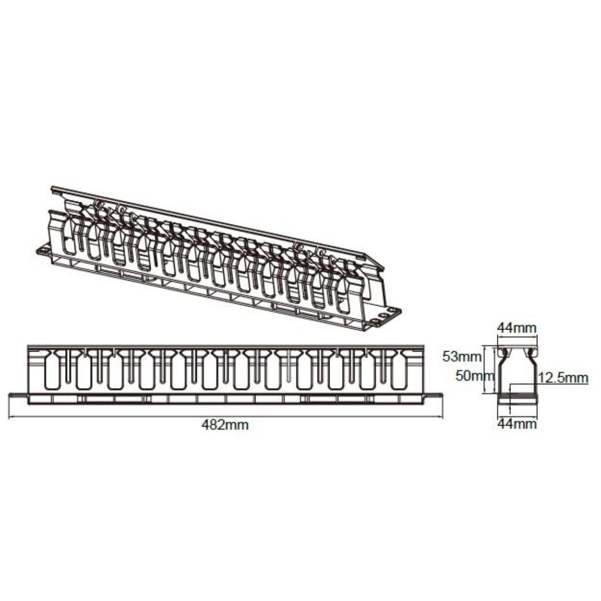 Linkbasic kábelrendező 1U - eMAG.hu