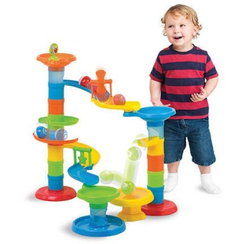 Kis tanuló interaktív játék - Torony golyókkal (30 db) - eMAG.hu