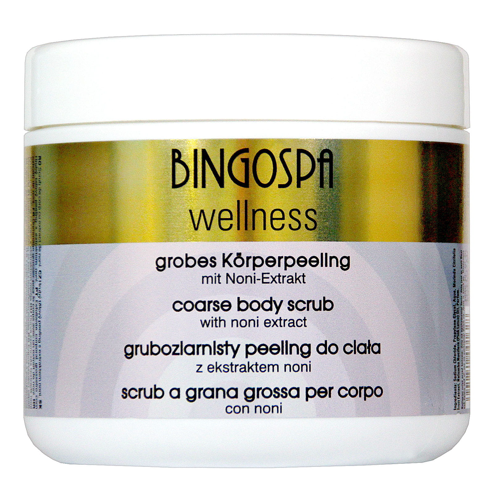 Scrub de corp cu granulatie grosiera cu Noni, 550 g - eMAG.ro