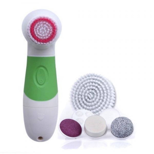 Masator pentru fata si corp 7 in 1, Cnaier, Alb/Verde - eMAG.ro