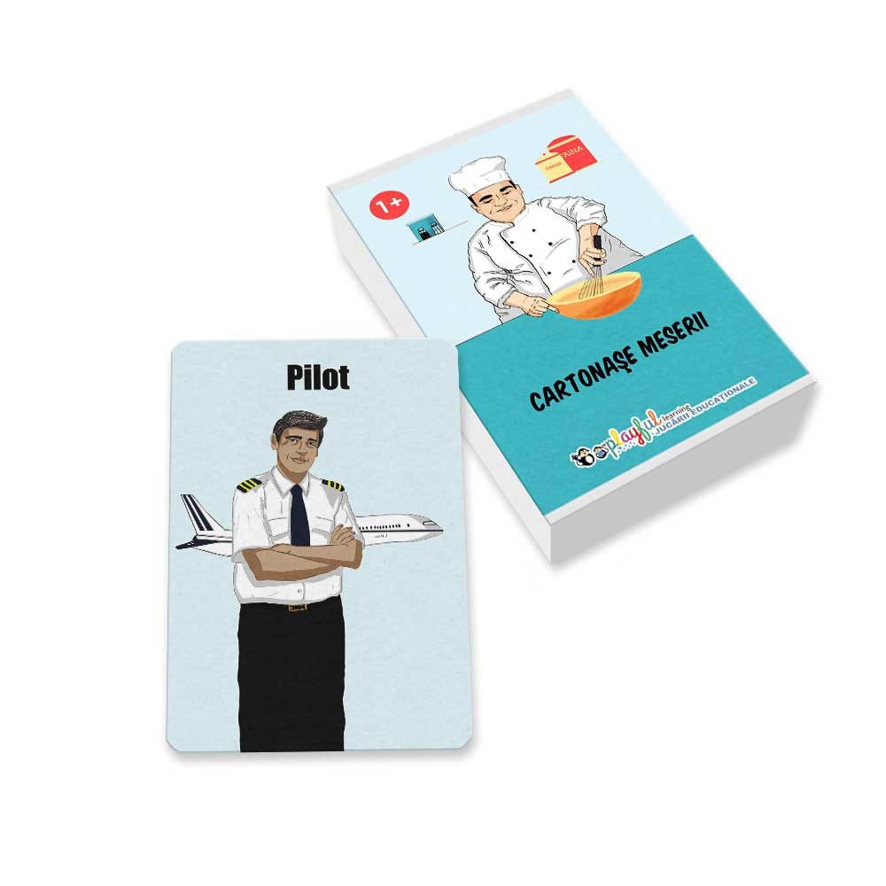 Set Carduri cu meserii, 18 carduri - eMAG.ro