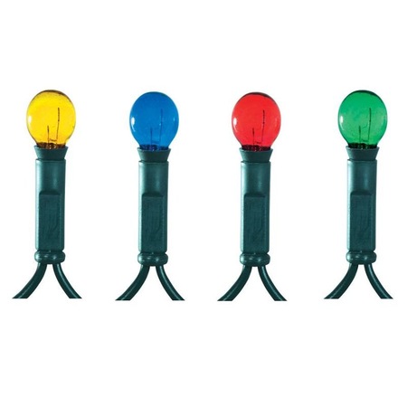 Instalatie cu 50 becuri, model globuri colorate, 230V, 7.5 m, pentru ...