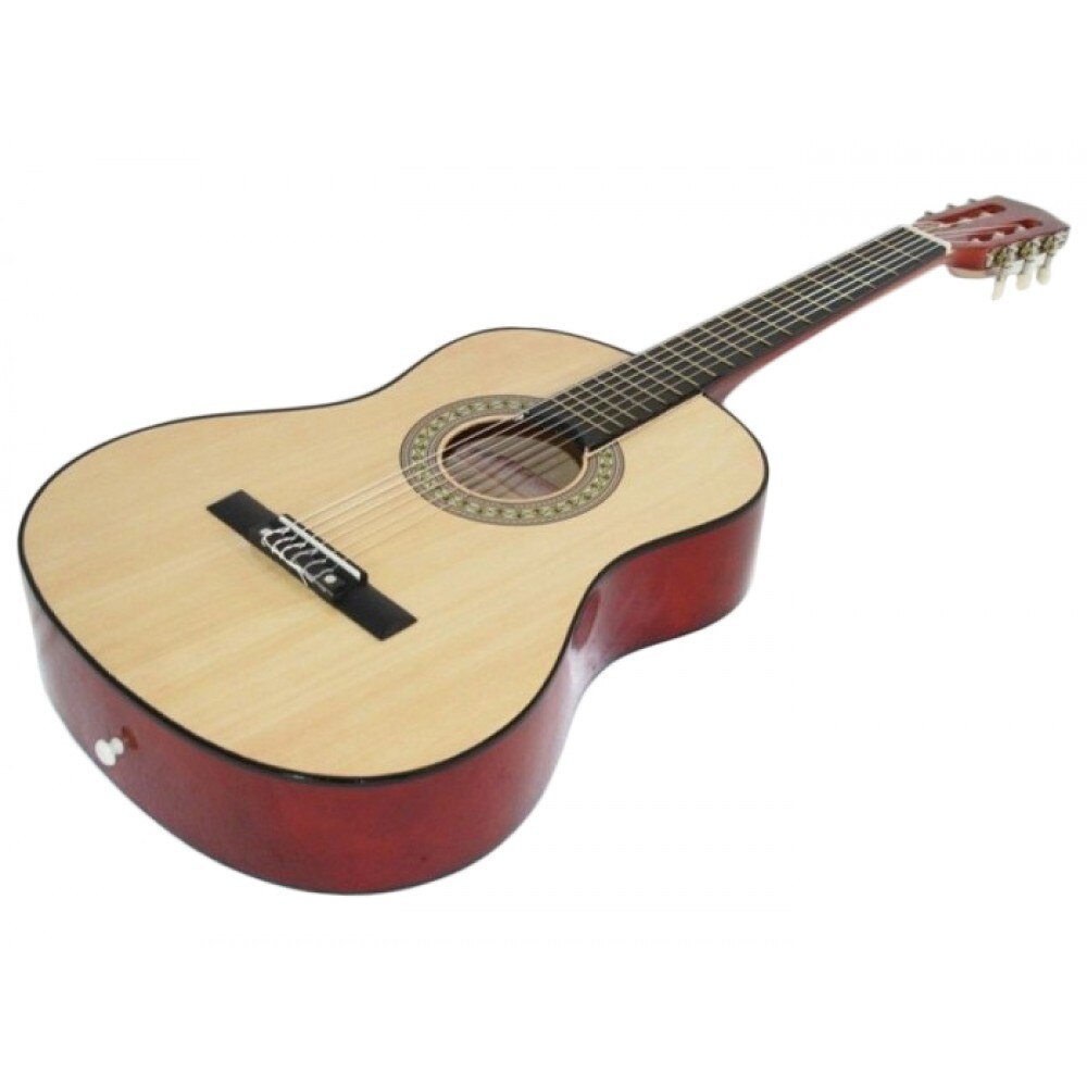 Chitara Acustica Natur 90CM, 3/4, Lemn, 6 Corzi metalice ...