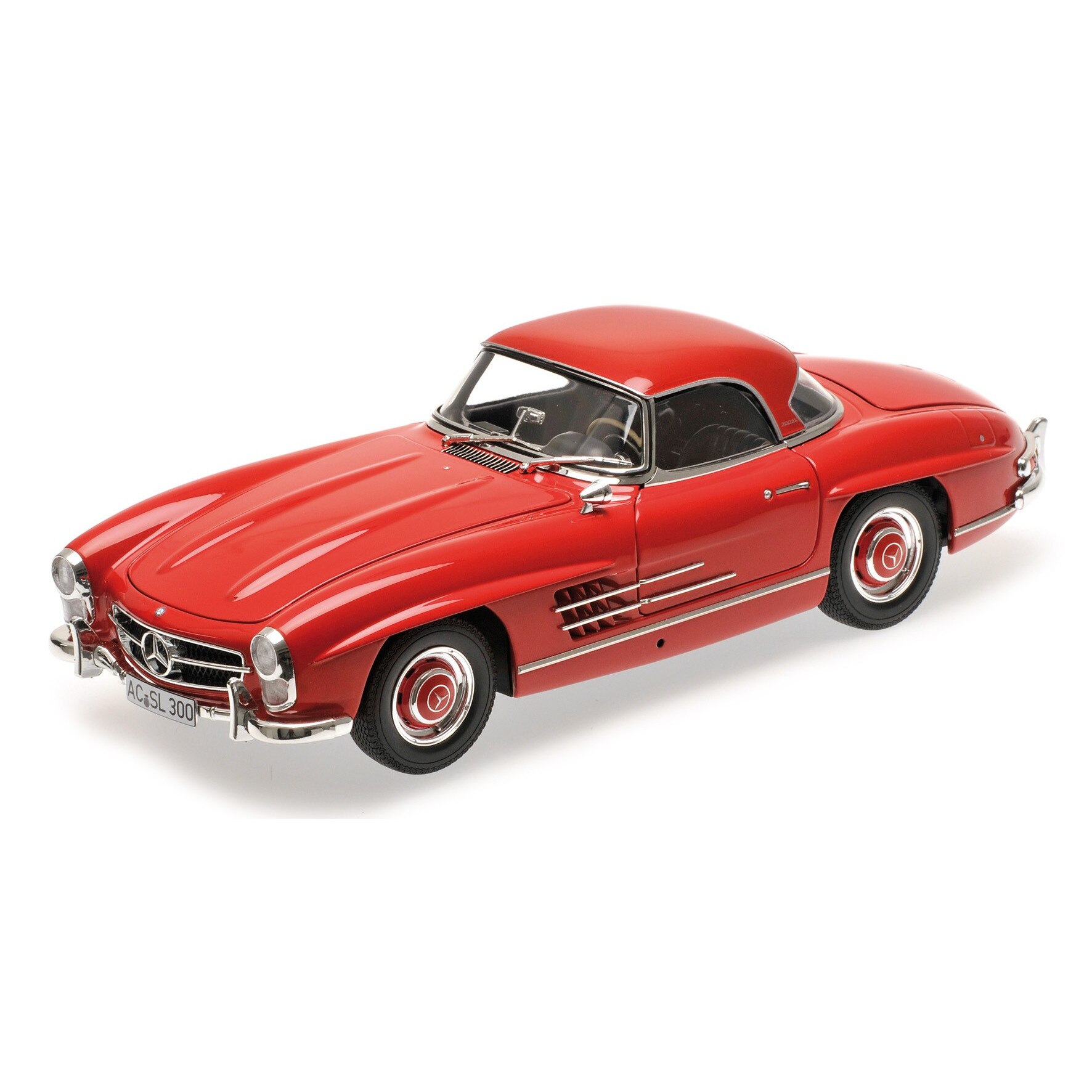 Mercedes-Benz 300 Sl Roadster (W198) - 1957 - Piros - With Hardtop ...