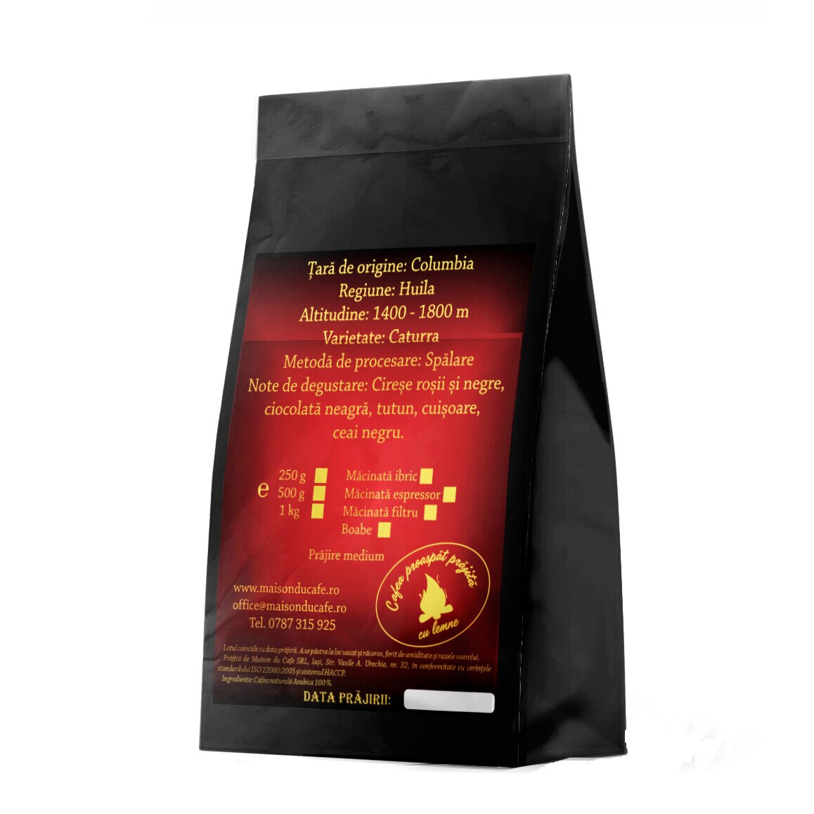 Cafea boabe Supremo Huila - Columbia 100 % Arabica Maison du Cafe ...