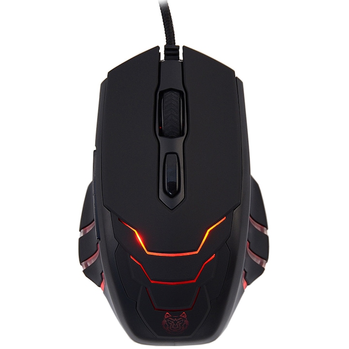 Mouse gaming A+ G6- Helis, 3500 DPI, Negru - eMAG.ro