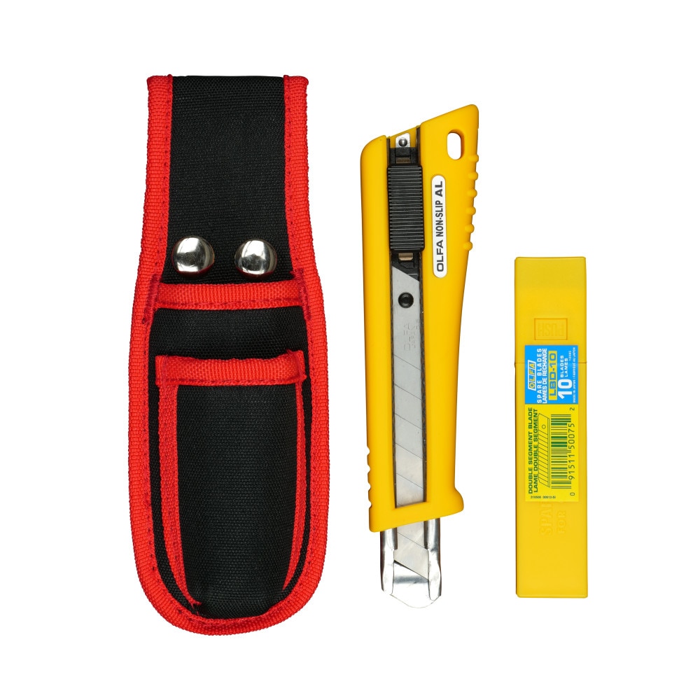 Cutter cu lama de 18 mm, 10 lame de rezerva si suport pt centura Olfa - eMAG.ro