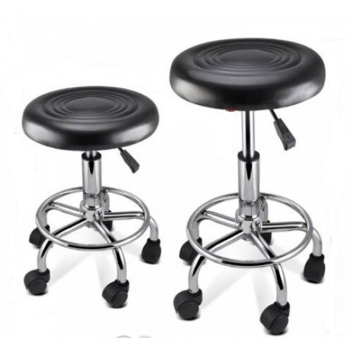 Scaun coafor cu roti pentru salon negru - eMAG.ro