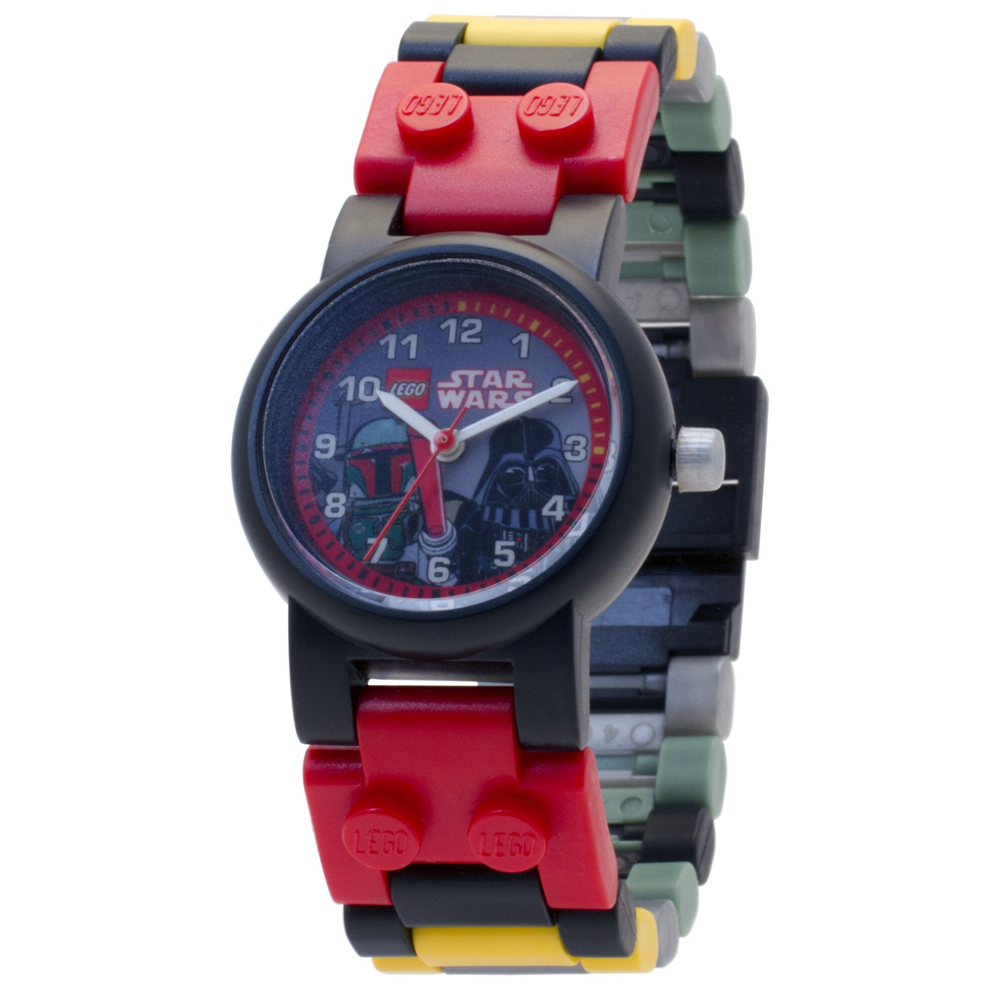 Ceas de mana LEGO Star Wars cu 2 minifigurine Darth Vader&Boba Fett ...
