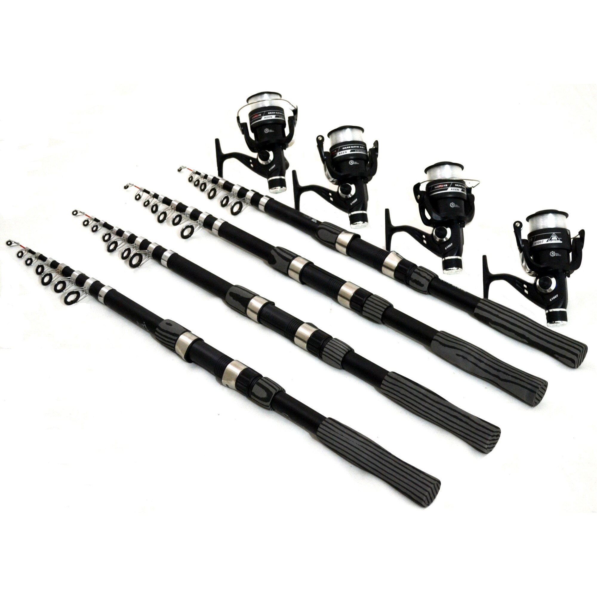 Set 4 Lansete Telescopice Wind Blade 2.1m, MUlinete Mifine 4000 Fir ...