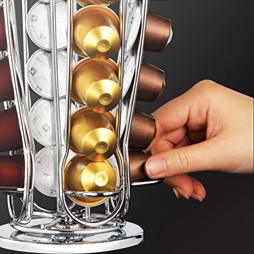Suport capsule rotativ pentru 40 capsule Nespresso - eMAG.ro