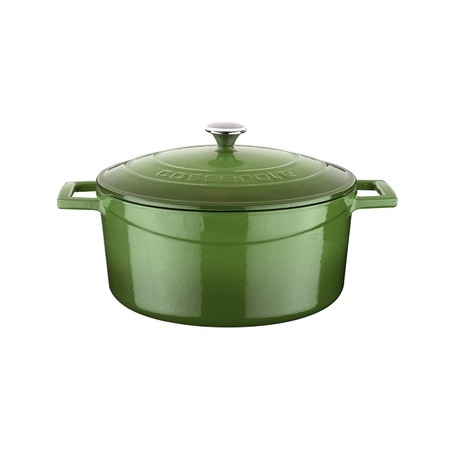 Cratita fonta, 24cm/4,5L "Folk", Verde - LAVA - eMAG.ro