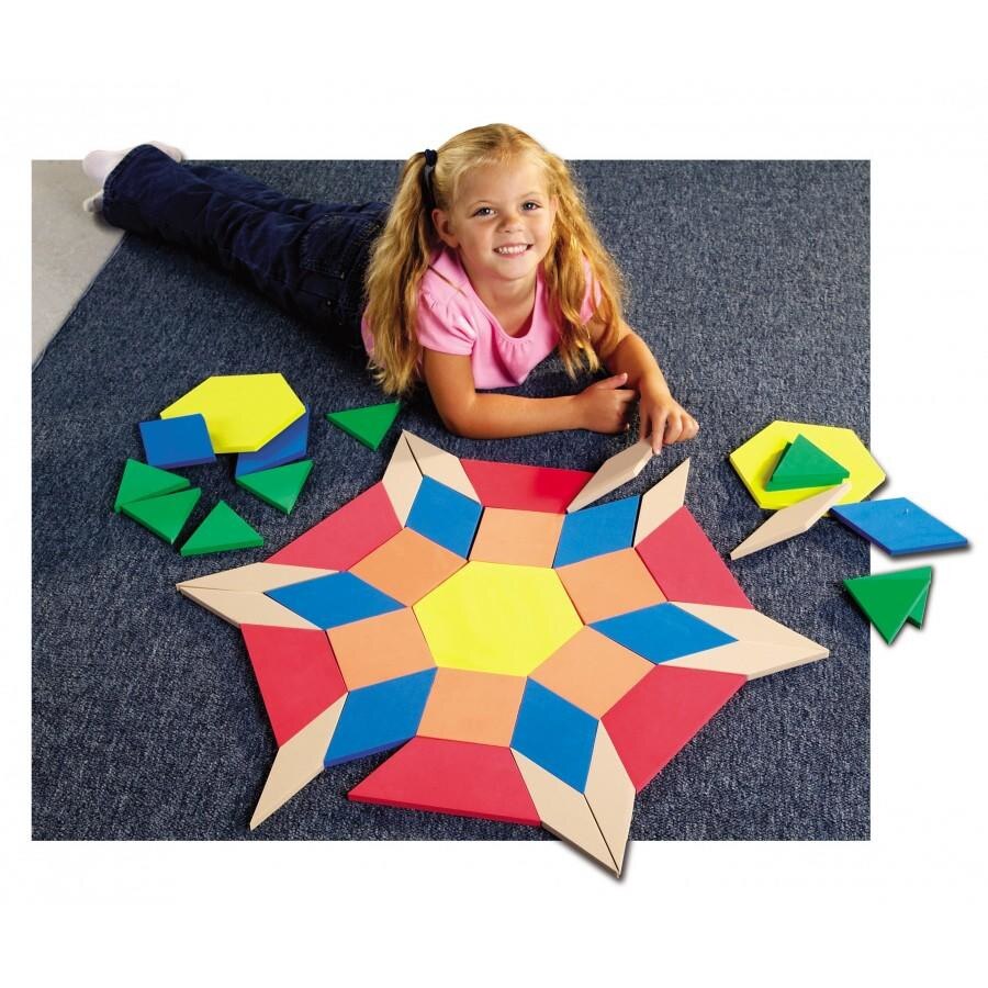 Set forme mari de construit modele Learning Resources - eMAG.ro