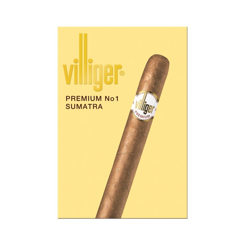 Tigari de foi Villiger Premium No.1 Sumatra 5 buc si bricheta - eMAG.ro