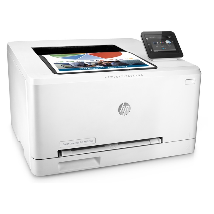 Imprimanta laser color HP LaserJet Pro M252dw, A4, Wireless - eMAG.ro