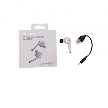 Casti fara fir EDR V4.1 +, Alb/ Negru - eMAG.ro