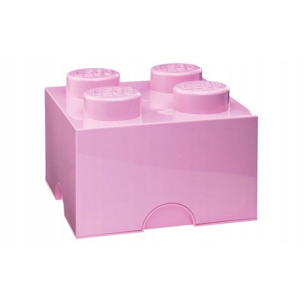 Cutie de depozitare in forma de caramida LEGO®, Roz - eMAG.ro