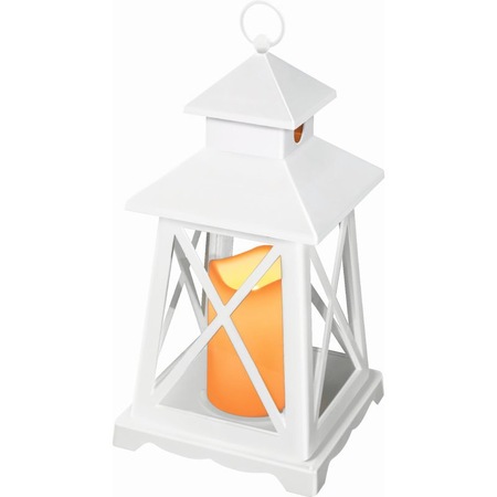 Felinar cu candela LED, lumina intermitenta alb cald, alimentare ...