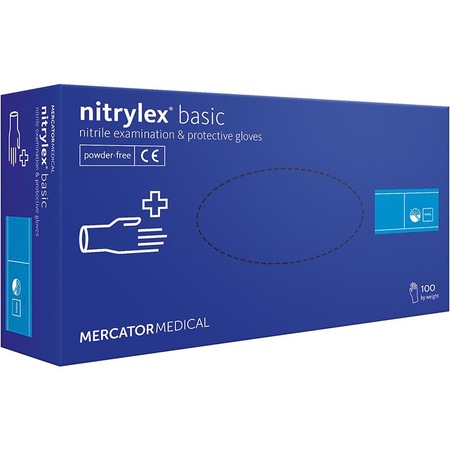 Manusi Examinare Nitril Nepudrate XS 100 buc/cut Nitrylex Basic - eMAG.ro