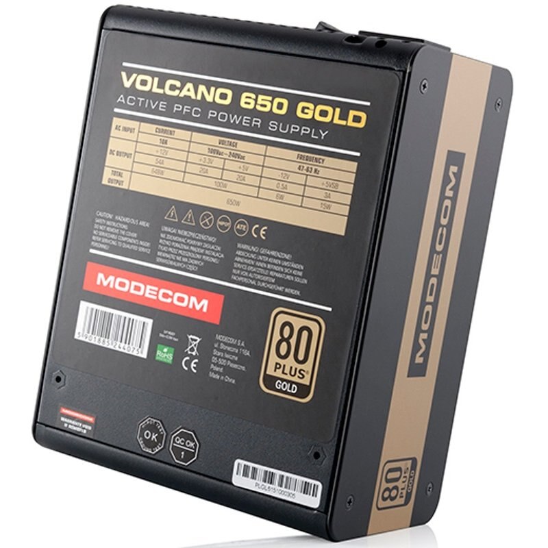 Захранване VOLCANO 750 GOLD 120mm FAN - eMAG.bg