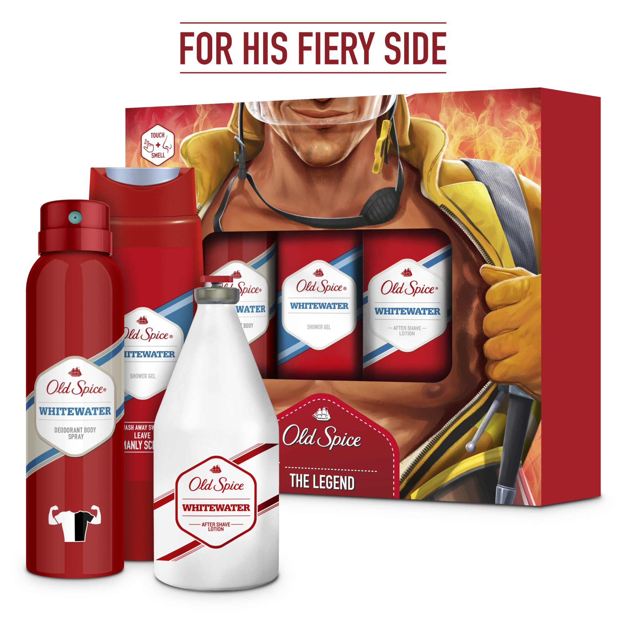 Old Spice Karácsonyi csomag: White Water ASL + deo spray + SG 250ml ...