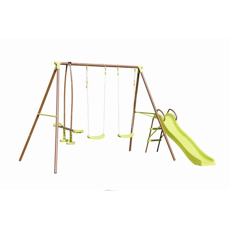 Set Leagan Cu Topogan Cadru Metalic 3In1 FreeOn - eMAG.ro