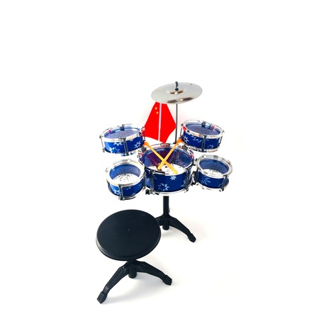 Set muzical cu tobe si scaunel Jazz Drum - eMAG.ro