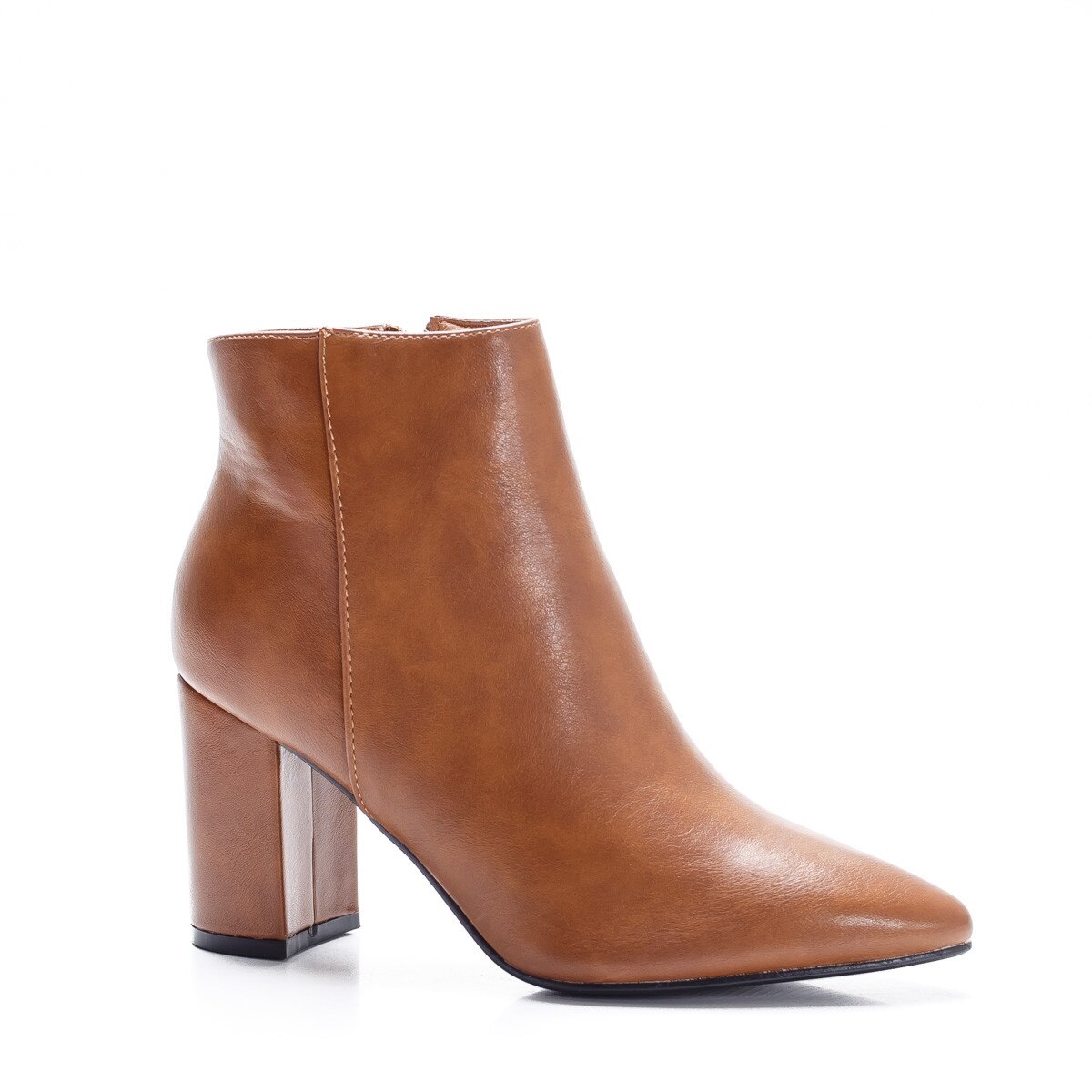 Botine Lonli camel, 36, Piele Ecologica, Camel - eMAG.ro
