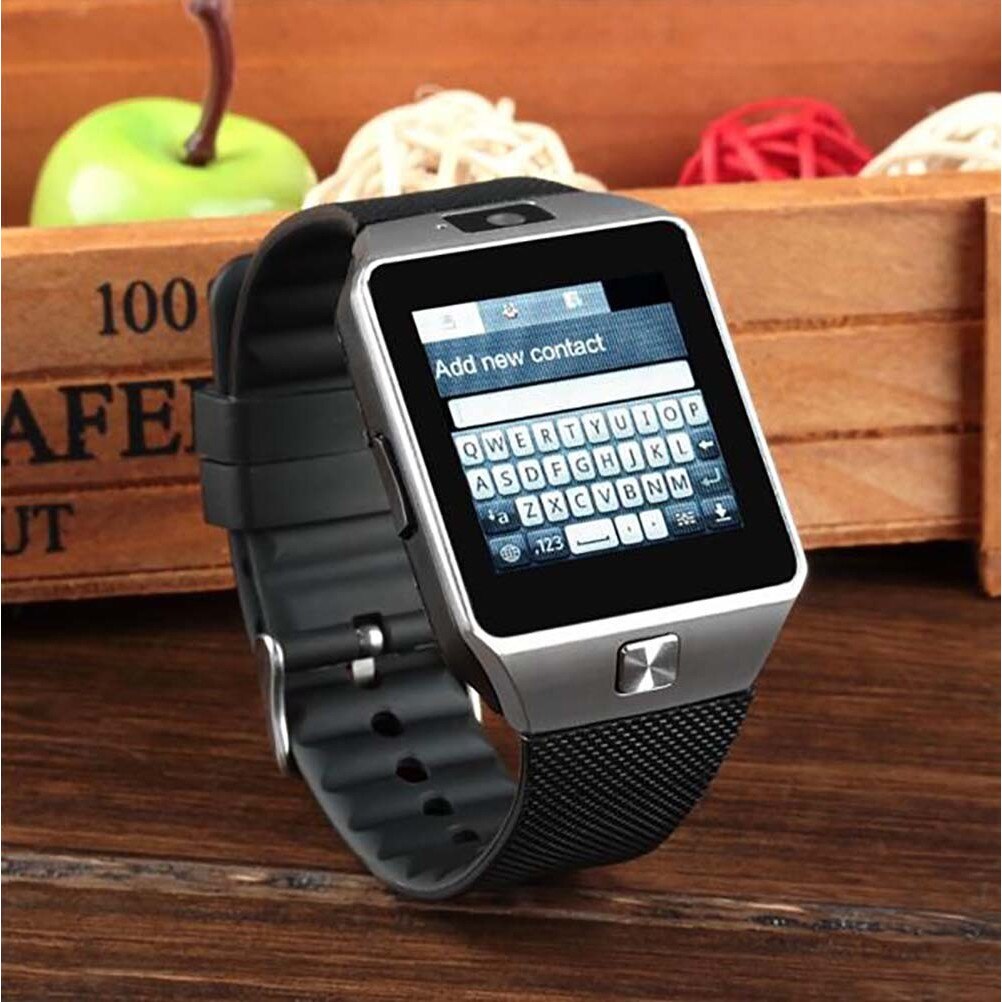 Smartwatch Techstar® DZ09, 1.56inch LCD, Compatibil SIM, MicroSD ...