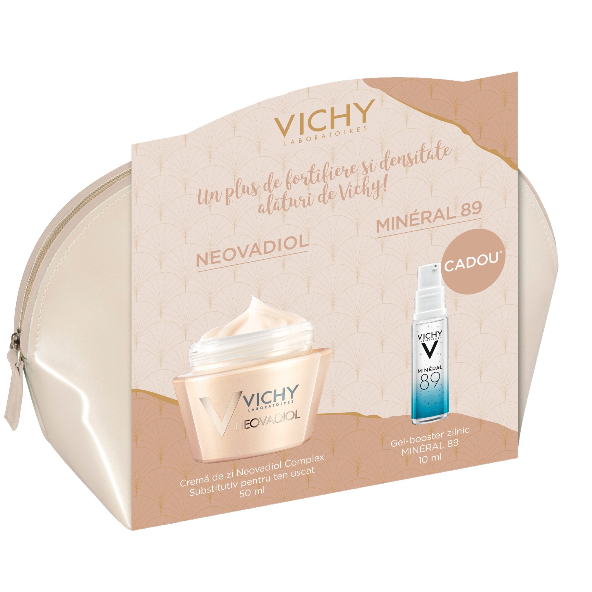 Pachet promo Vichy: Neovadiol pentru ten normal uscat, 50 ml + Booster ...