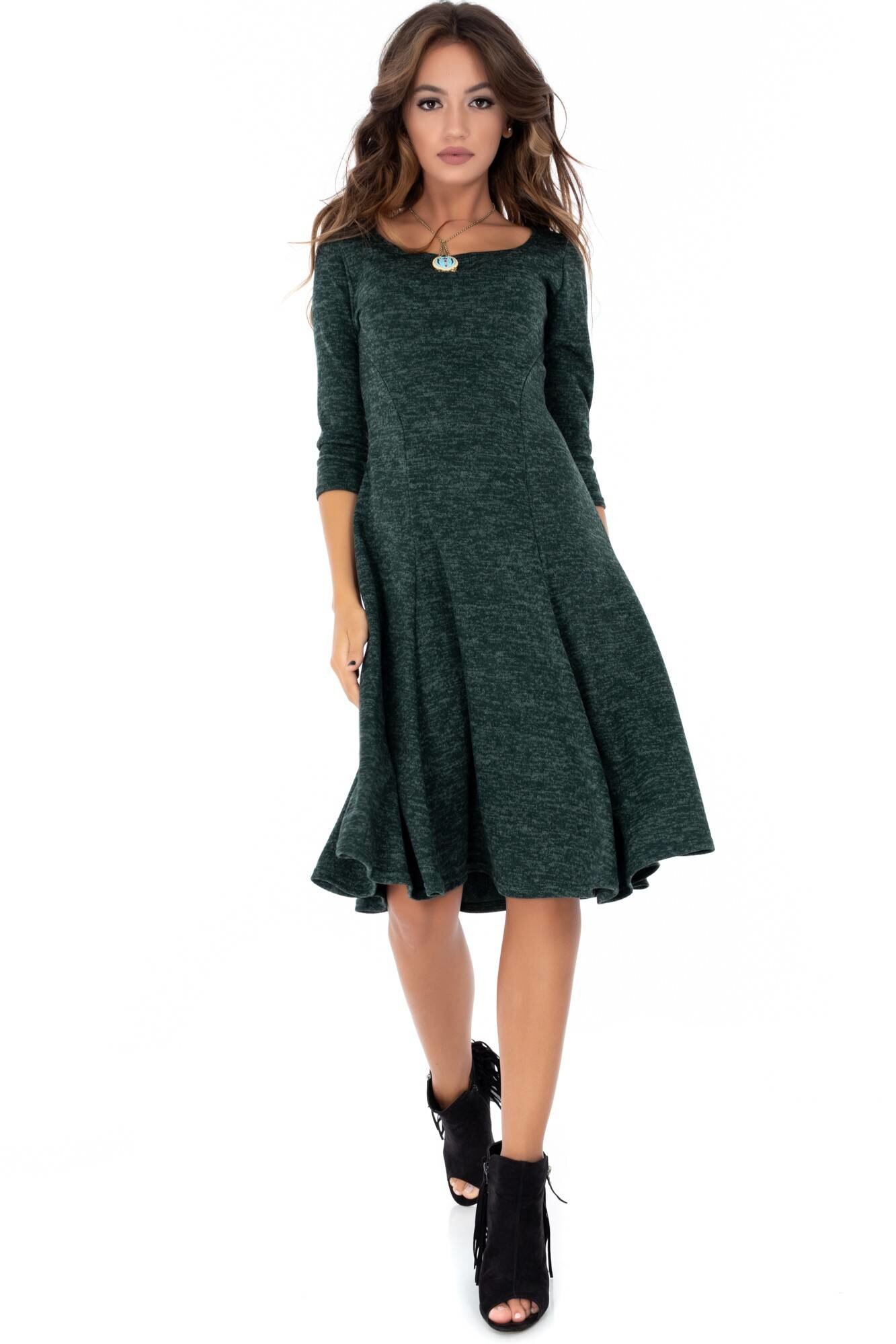 Rochie verde, ROH, simpla, M - eMAG.ro