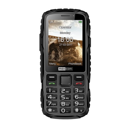 Мобилен телефон MaxCom 920 Strong, Черен, Dual Sim - eMAG.bg