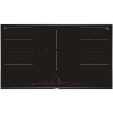 Bosch Serie 8 PXV975DC1E főzőlap Fekete Beépített Zónás indukciós ...