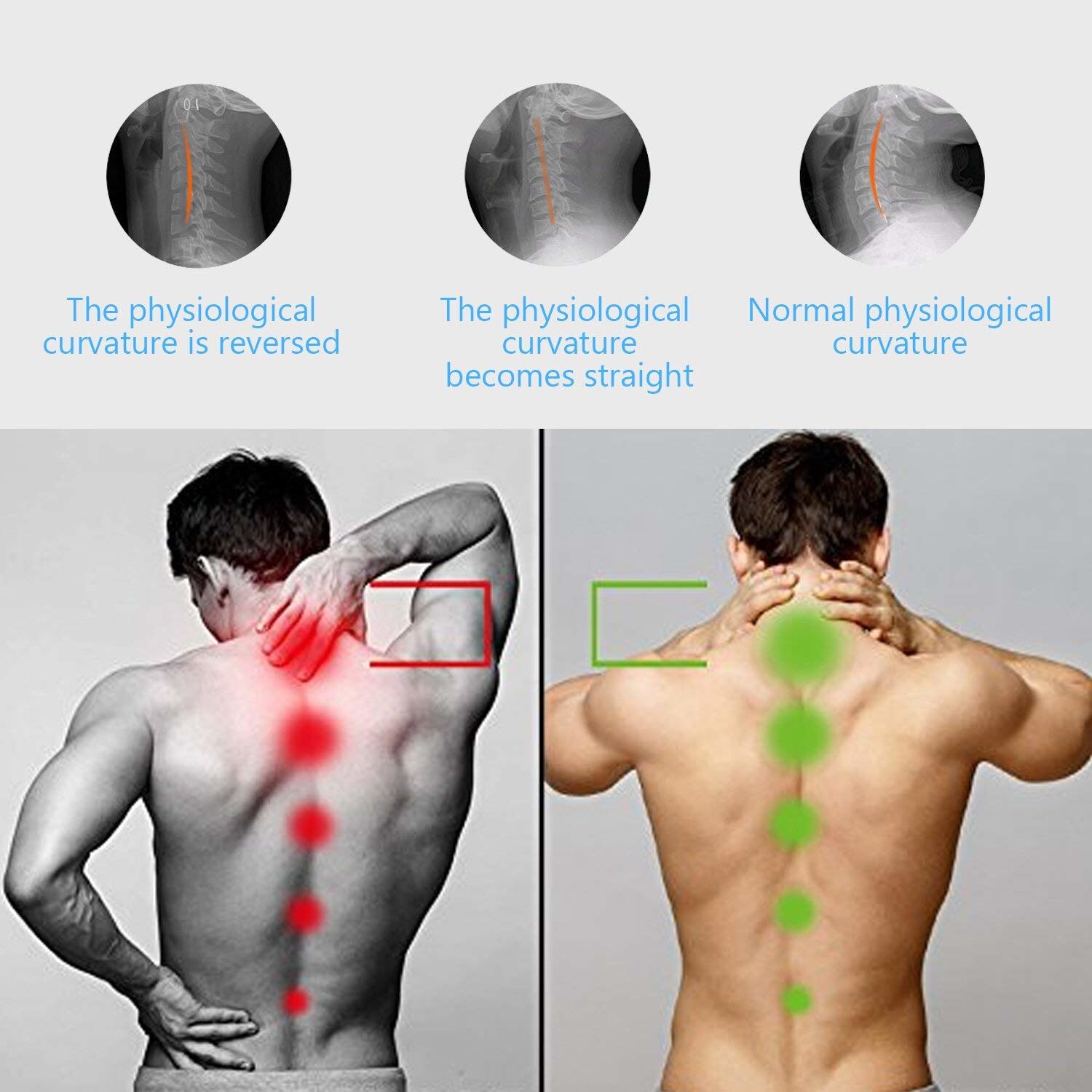 Guler de elongare reglabil pe inaltime pentru corectia coloanei si ...