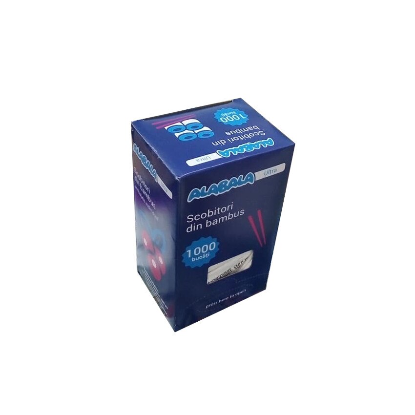 Scobitori bambus ambalate individual 1000buc - eMAG.ro