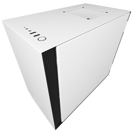 NZXT H200 (Táp nélküli) ablakos mini-ITX fekete-fehér számítógép ház ...