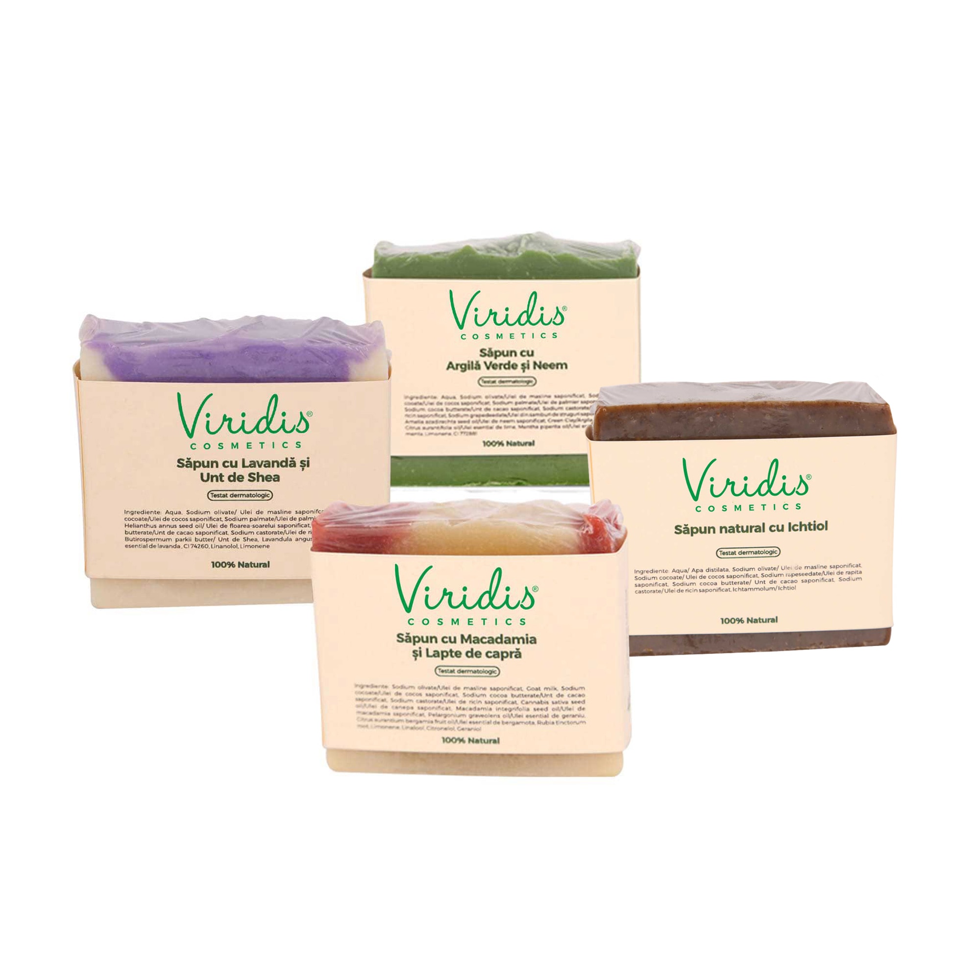 Set sapunuri naturale handmade 4x100g - eMAG.ro