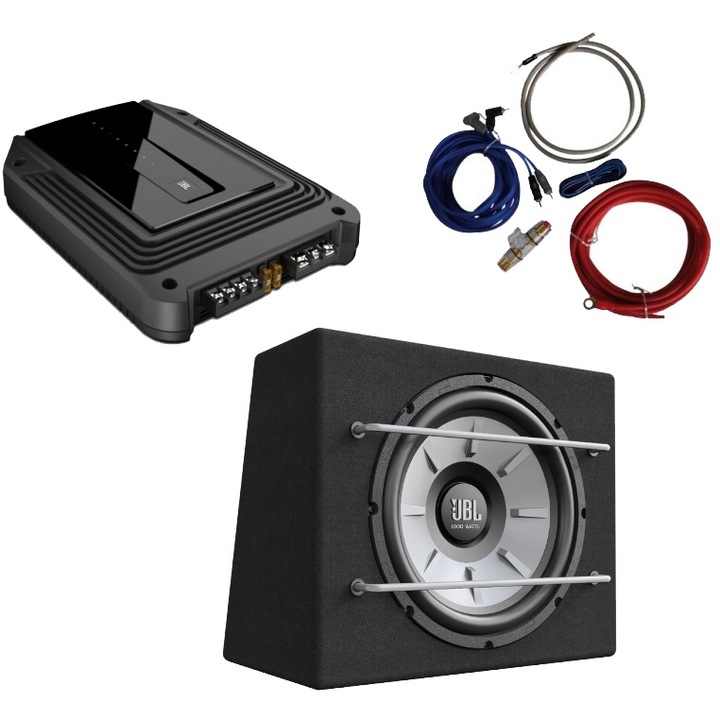 Pachet Subwoofer JBL + Amplificator JBL, Stage 1200B + GX-A3001 ...