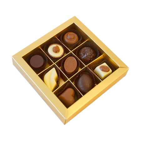 Cutie bomboane ciocolata asortate, Chocolatist,9 buc - eMAG.ro