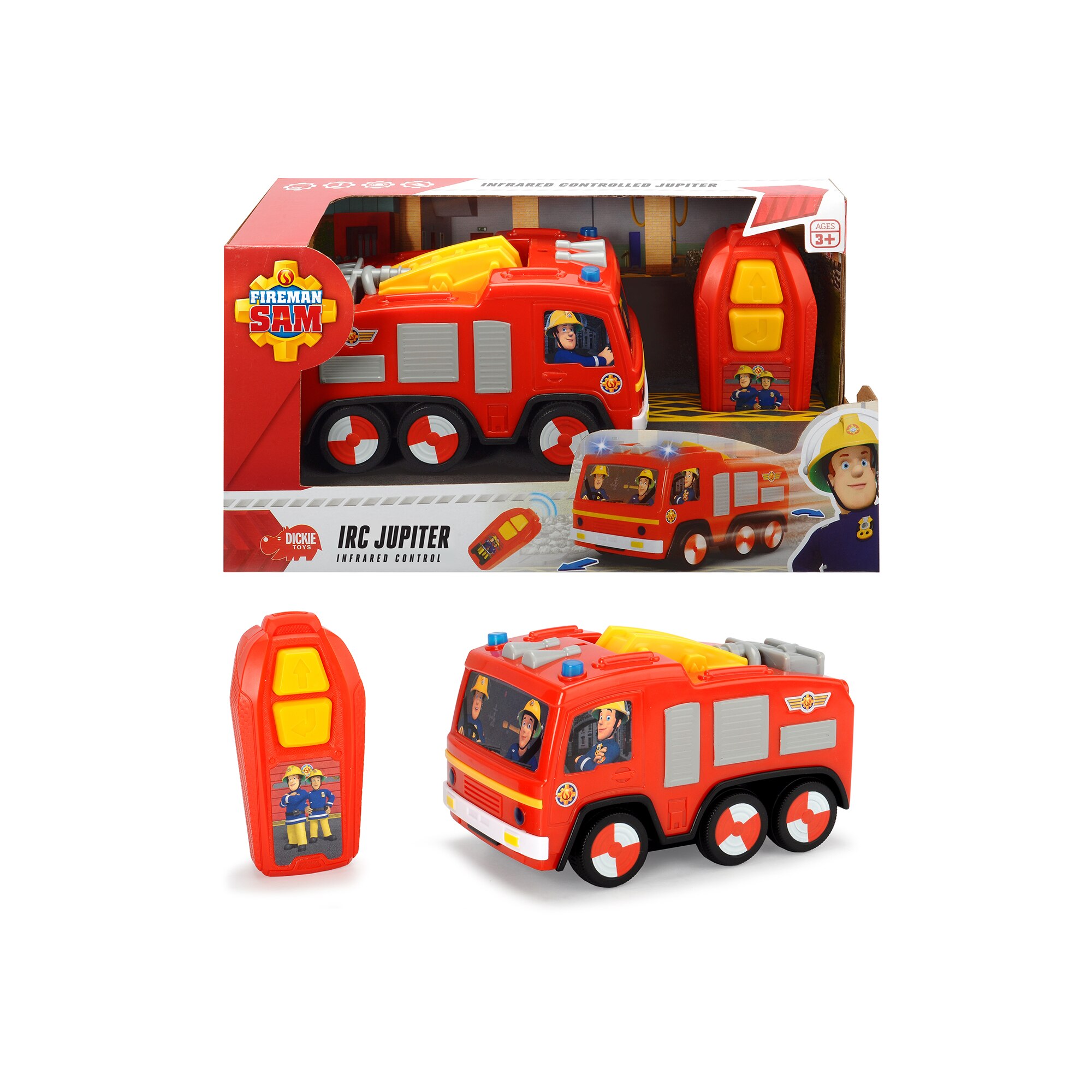 Masinuta RC Dickie Toys Fireman Sam, Jupiter - eMAG.ro
