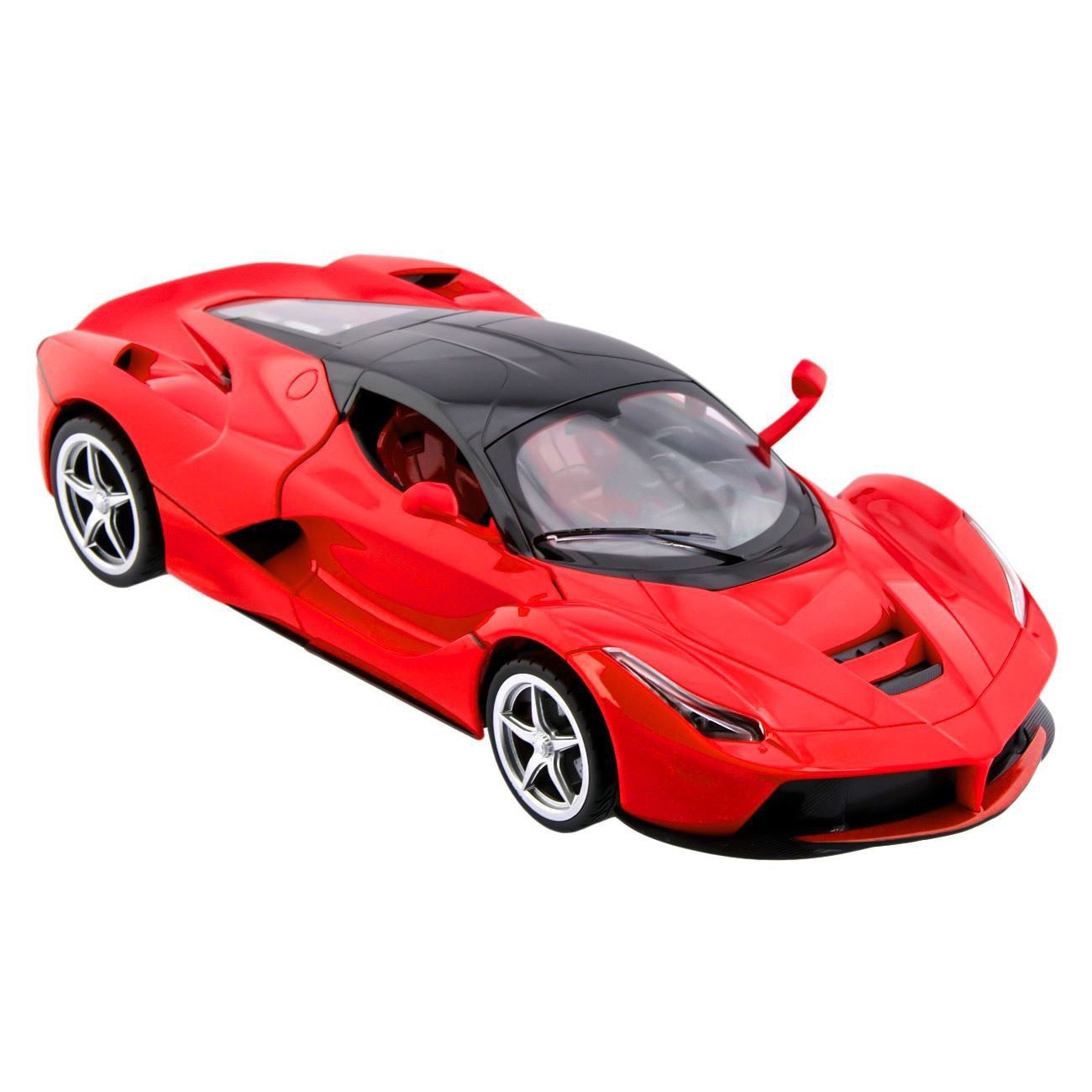 Masinuta Ferrari cu telecomanda in forma de volan de Formula 1, Rosie ...