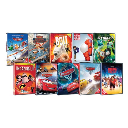 Set Animatii Disney - Baieti [10 DVD] - eMAG.ro