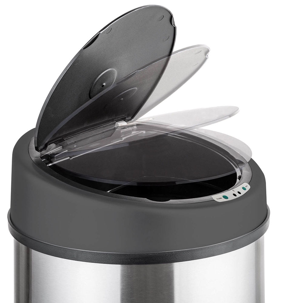 Cos de gunoi cu senzor Timeless Tools Crom, Capacitate 52 l ...