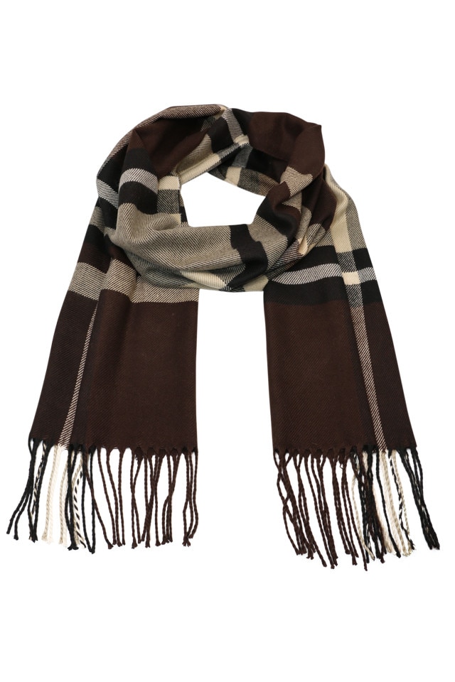 Fular pentru barbati, in carouri tip madras linii mari, sezonul rece ...