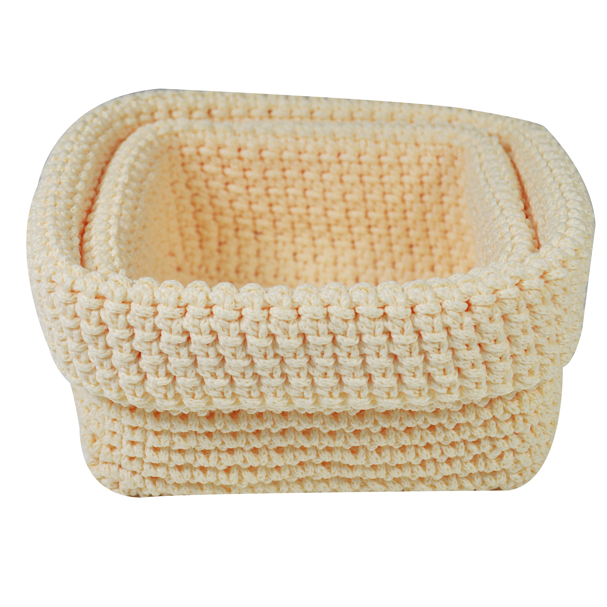 Set cosuri de depozitare crosetate, Jocca, Bej - eMAG.ro