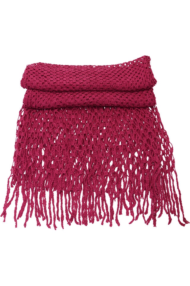 Fular pentru femei, tricotat subtire, cu franjuri, sezon rece, Adnana ...