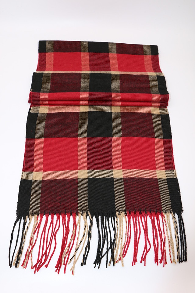 Férfi hideg évszak kockás, piros sál ZS-16-1, Albert - eMAG.hu