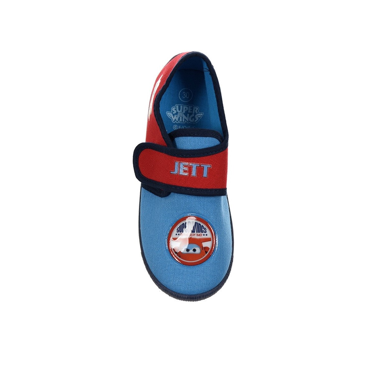 Incaltaminte interior copii, Disney Super Wings, multicolor, bumbac 100 ...