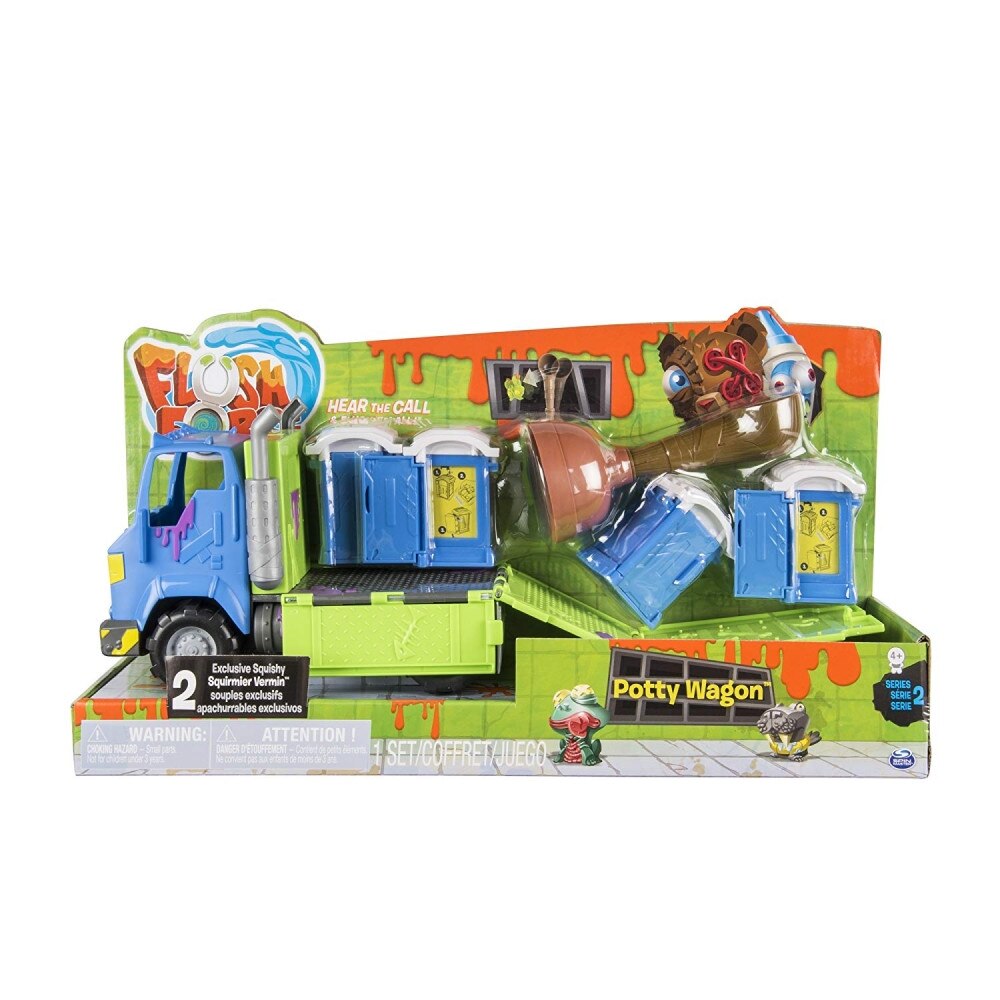 Set figurine Flush Force Camionul de serviciu - eMAG.ro